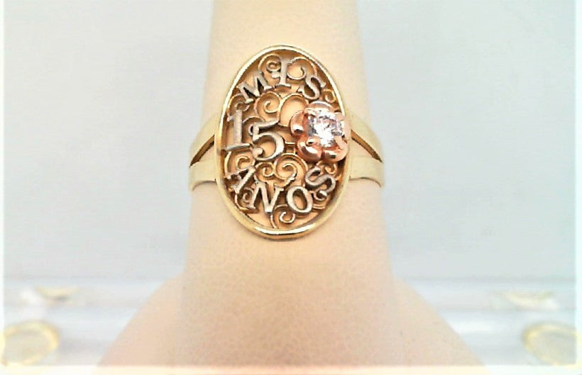 Quinceañera Number 15 Ring – Fatima's Fine Jewelry